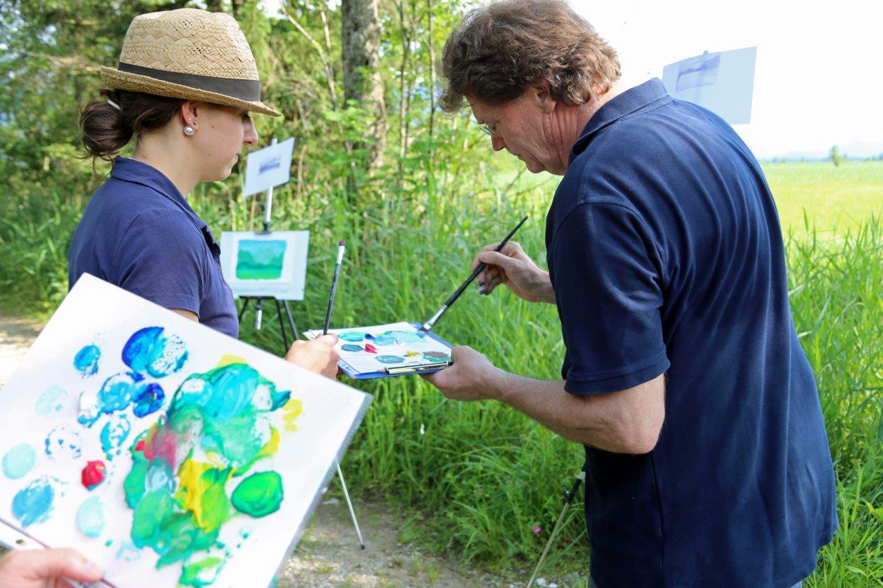 Mal mutig sein: Malen im Murnauer Moos | Reise-Stories.de